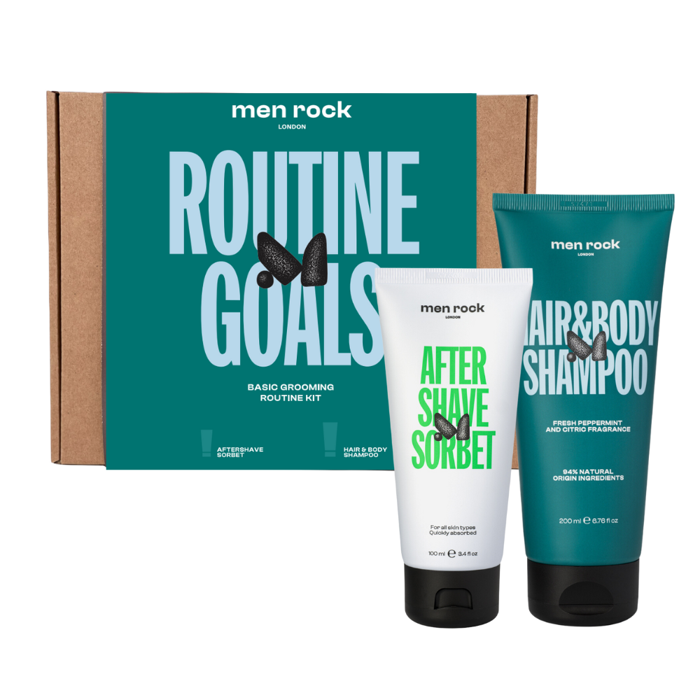 Men Rock ROUTINE GOALS BASIC GROOMING ROUTINE KIT – menrock.co.uk