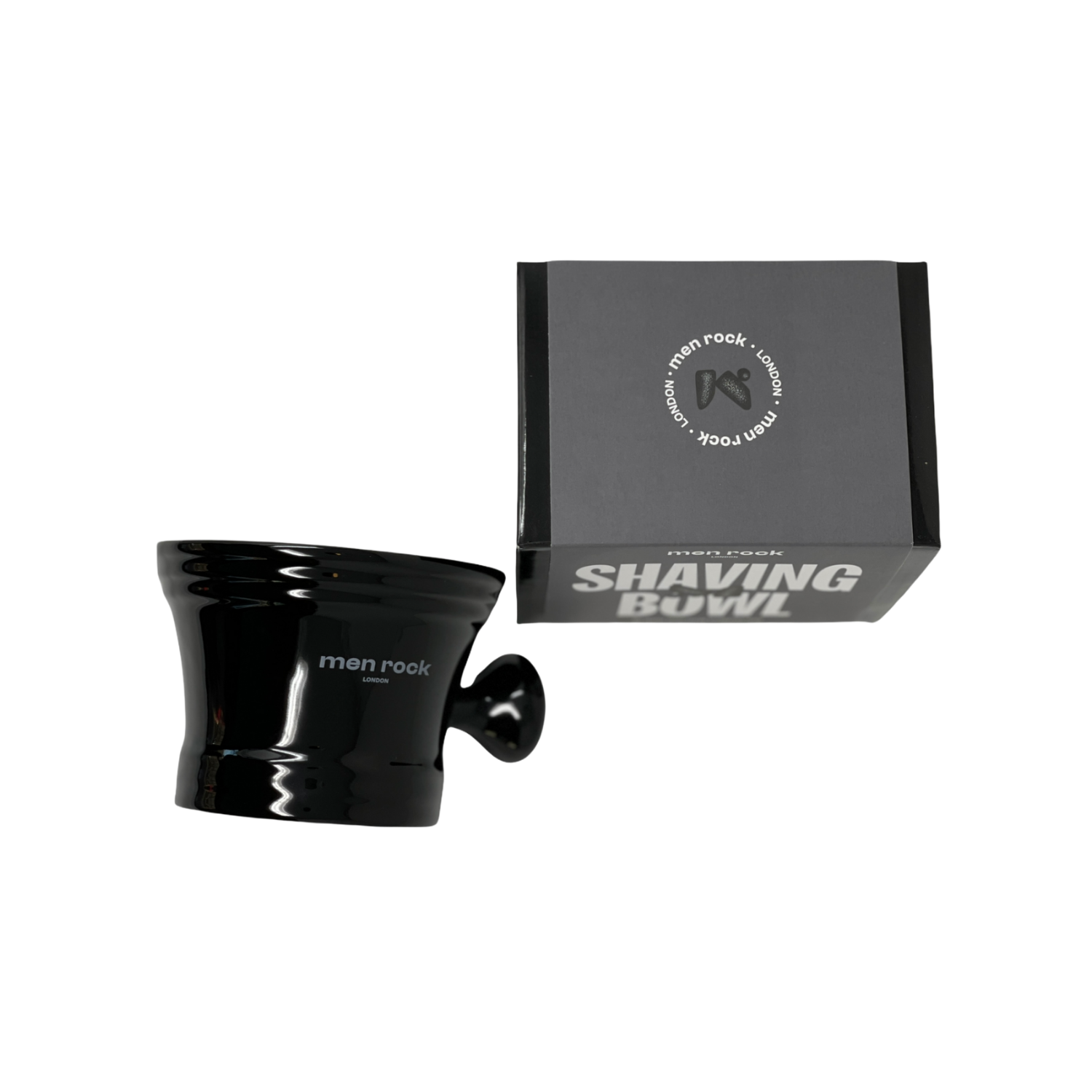 Men Rock Porcelain Shaving Bowl - Black Colour – menrock.co.uk