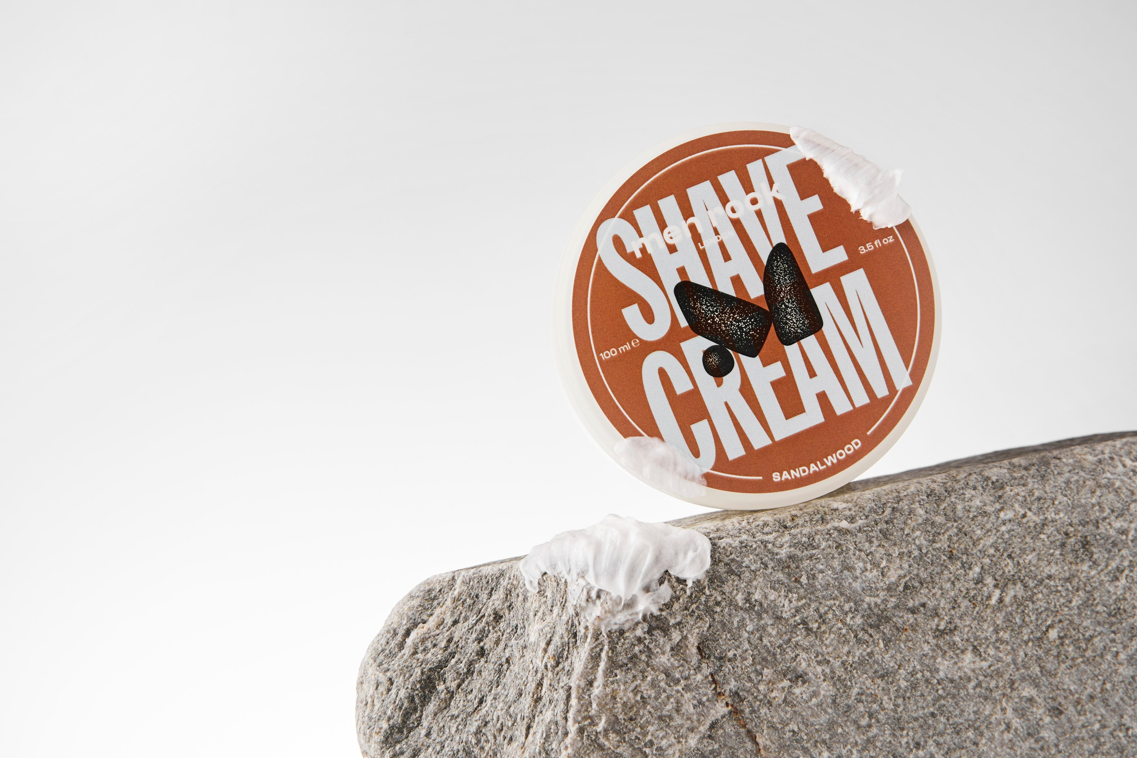Men Rock Sandalwood Shaving Cream – Smooth, Classic Shave – menrock.co.uk